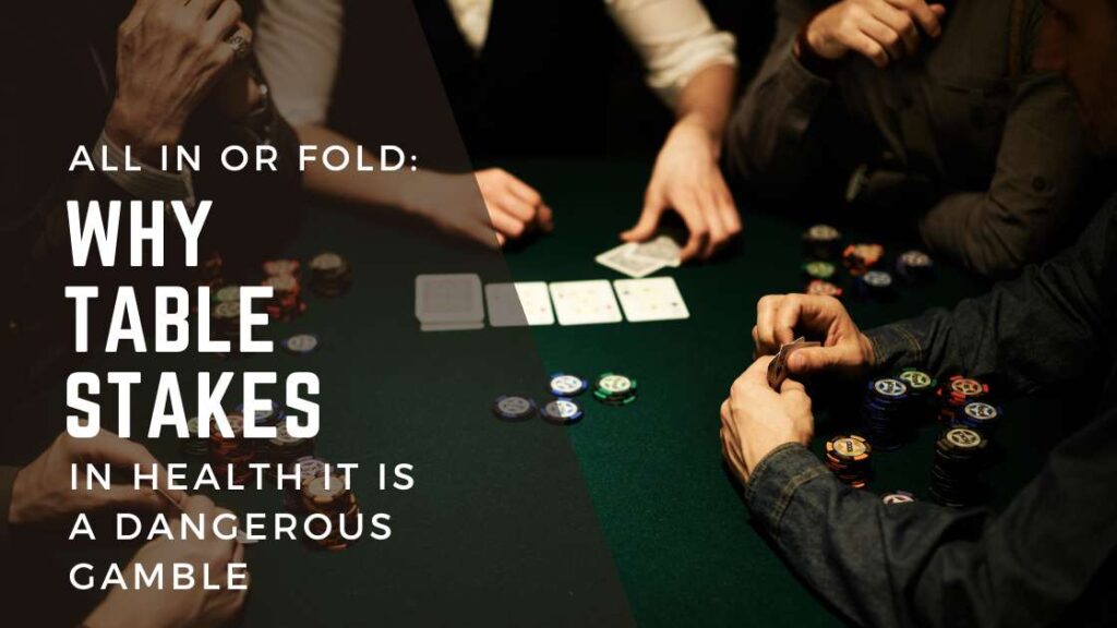 All In or Fold: Why Table Stakes in Health IT is a Gamble